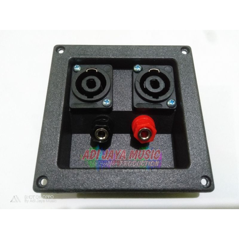 Jual TERMINAL SPEAKER BINDING POST PLUS SOKET SPEAKON TERMINAL BOX ...