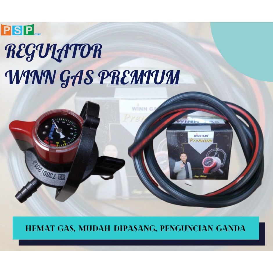 Jual Regulator Win Gas Premium ( penguncian ganda ) | Shopee Indonesia