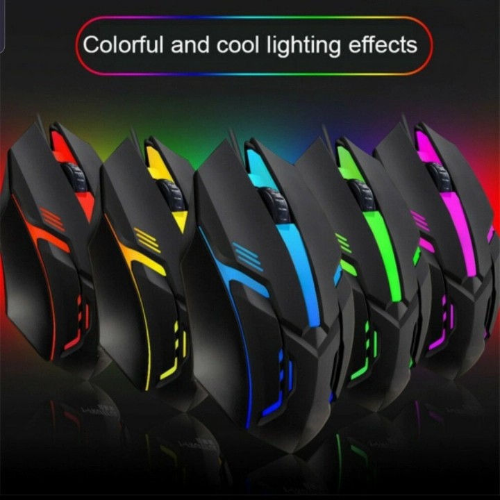 Jual mouse usb led gaming | Shopee Indonesia