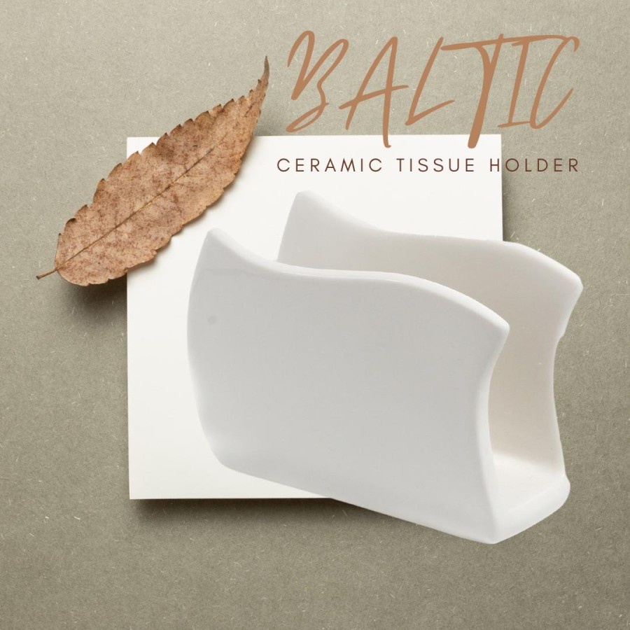 Jual BALTIC Ceramic Tissue Holder | Tempat Tissue Porcelain | Shopee ...