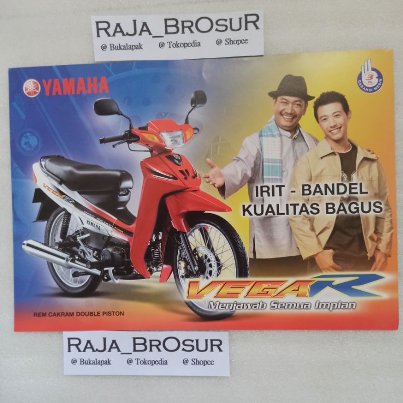 Jual Poster brosur jadul Yamaha Vega R Cakram Double Piston | Shopee Indonesia