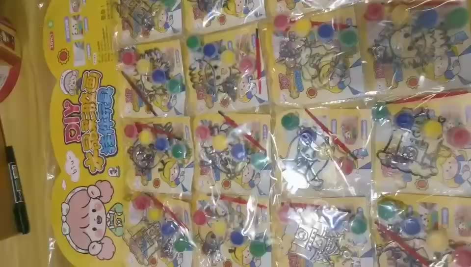 Jual DIY Gantungan Kunci Anak Murah / Coloring Set Mainan Anak Mewarnai ...
