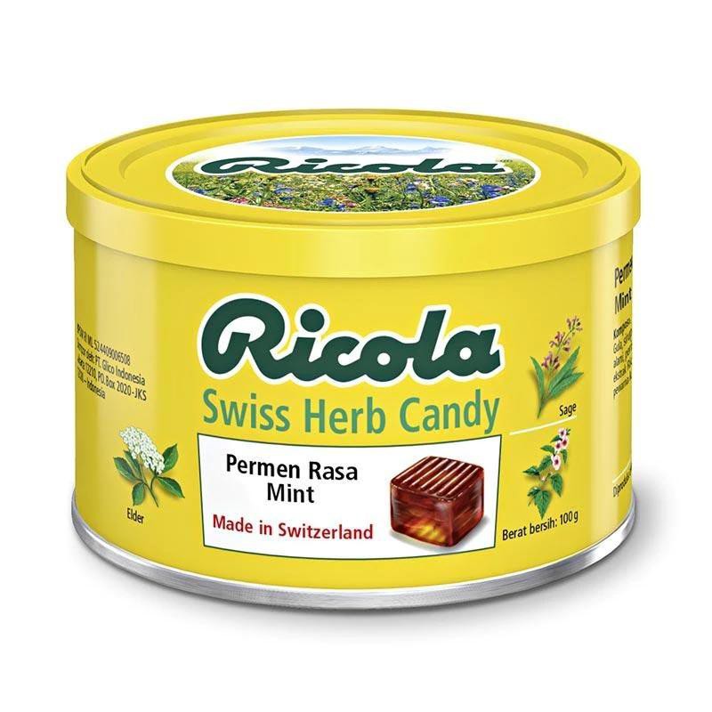 Jual Permen Ricola Menthol Drum 100gr | Shopee Indonesia