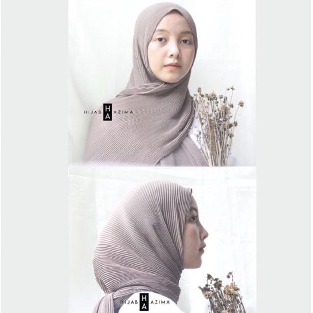 Jual (HIJAB AZIMA) PASHMINA PLISKET HIJAB | Shopee Indonesia