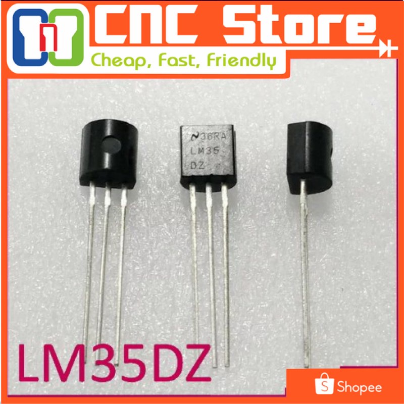 Jual [ICS-0012] LM35DZ TO-92 LM35 TEMPERATURE SENSOR SUHU FOR ARDUINO UNO MEGA IC | Shopee Indonesia