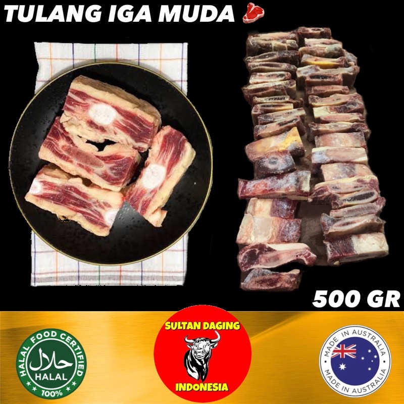Jual Tulang Iga Sapi Sop 500 Gram Tulang Iga Muda Import Dari Australia