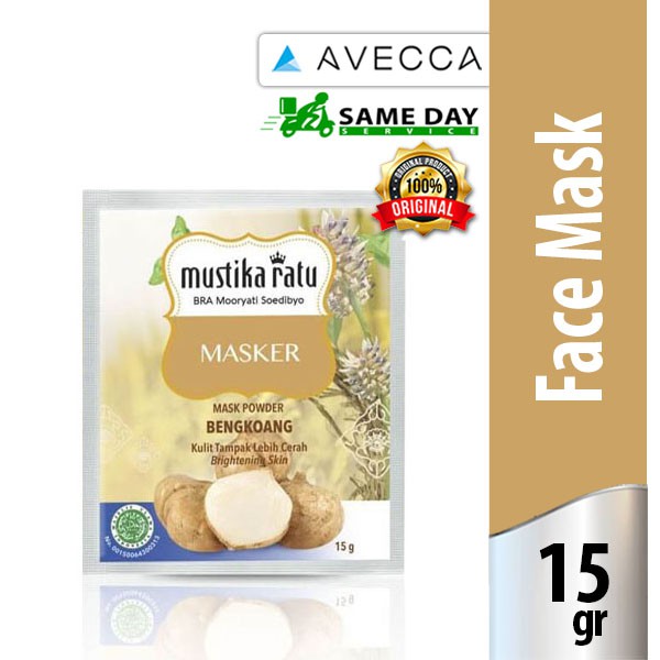 Jual Mustika Ratu Masker Bengkoang 15gr / Masker Wajah / Face Mask ...