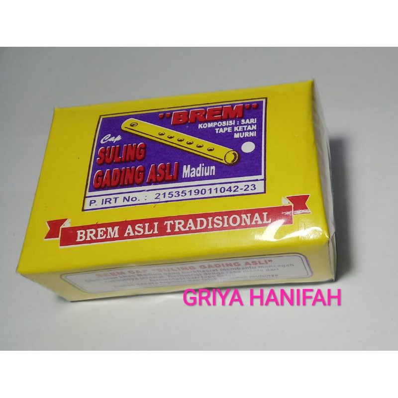 Jual BREM ASLI TRADISIONAL MADIUN CAP SULING GADING | Shopee Indonesia