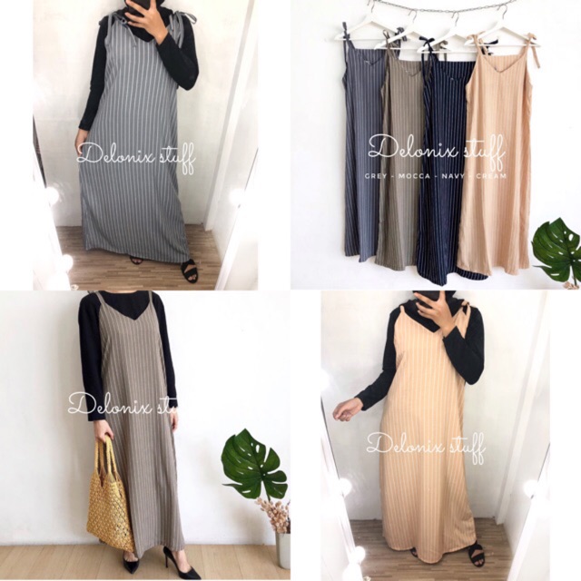 Jual DELONIX | Mia jumpsuit rok | Shopee Indonesia