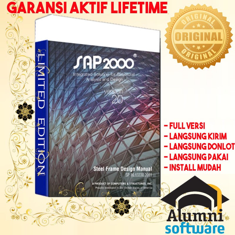 Jual [FULL VERSION] CSI SAP2000 Ultimate v20 LIFETIME - GARANSI AKTIVASI | Shopee Indonesia