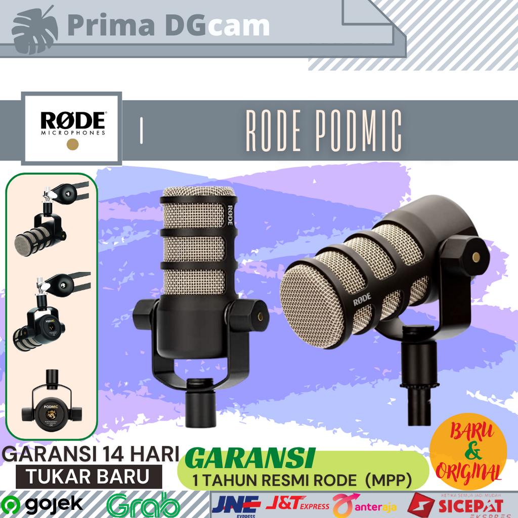 Jual Rode PodMic Dynamic Podcasting Microphone | Shopee Indonesia