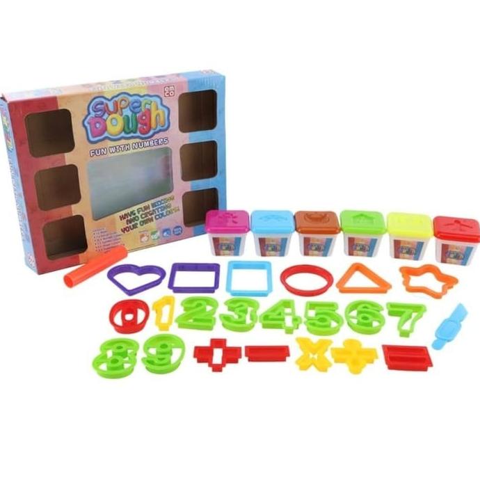 Jual Emco Super Dough Number And Letters | Shopee Indonesia