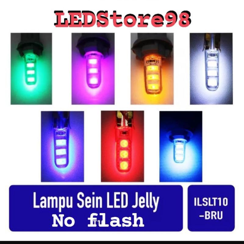 Jual LAMPU T10 LED GEL 6 SMD SENJA SEIN | Shopee Indonesia