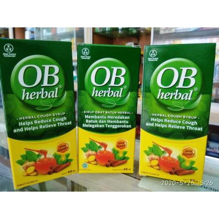 Jual OB HERBAL | Obat Batuk Berdahak | Syrup 60 ml | Shopee Indonesia