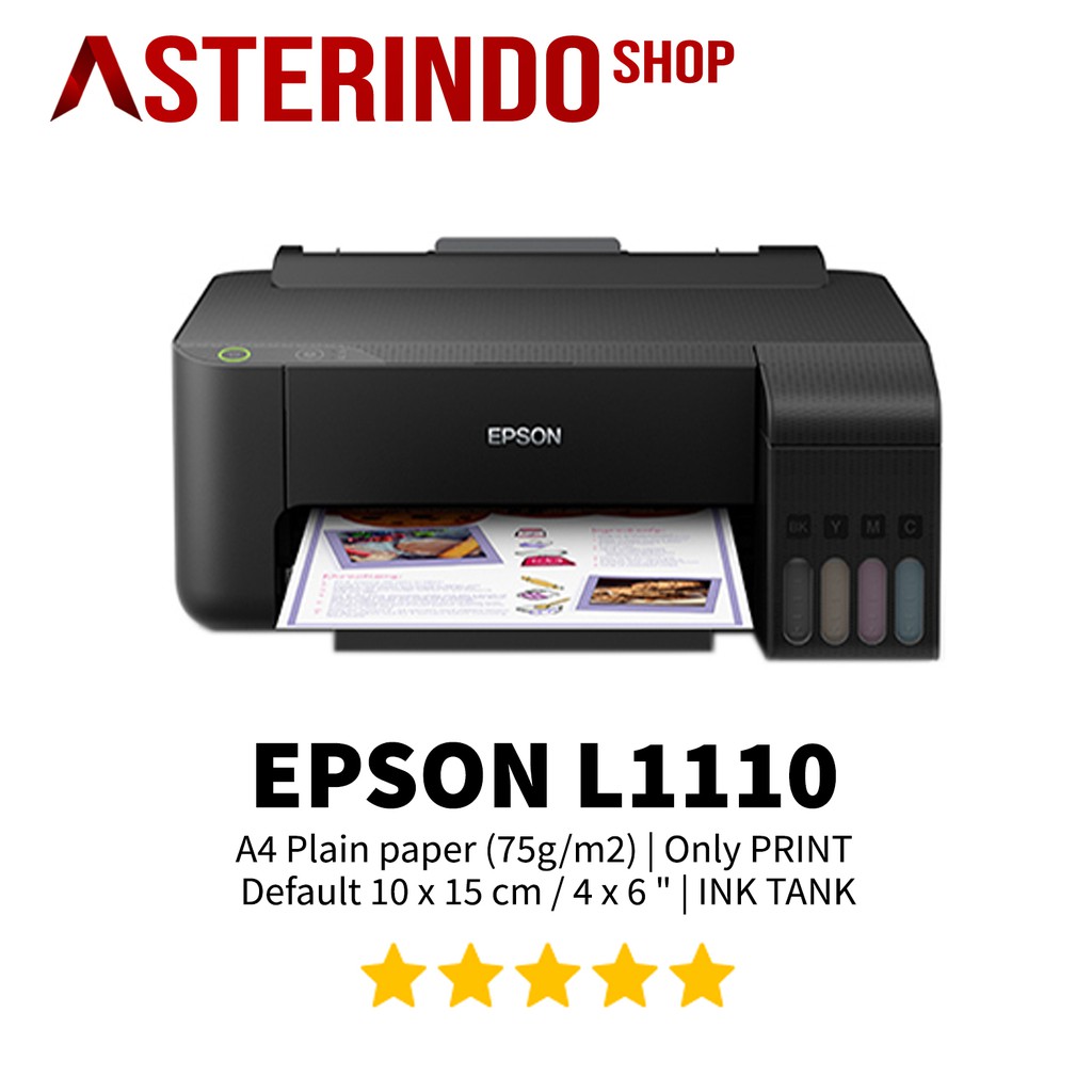 Jual Printer EPSON L1110 PRINT , INK TANK , Kertas A4 | Shopee Indonesia