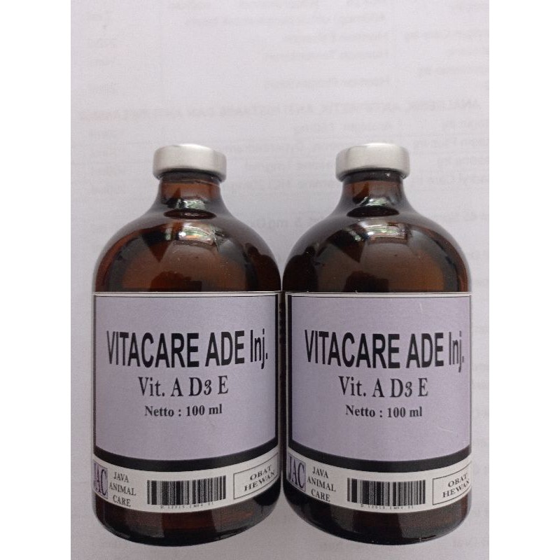 Jual VITACARE ADE(Vitamin A D3 E)meningkatkan produksi dan reproduksi ...
