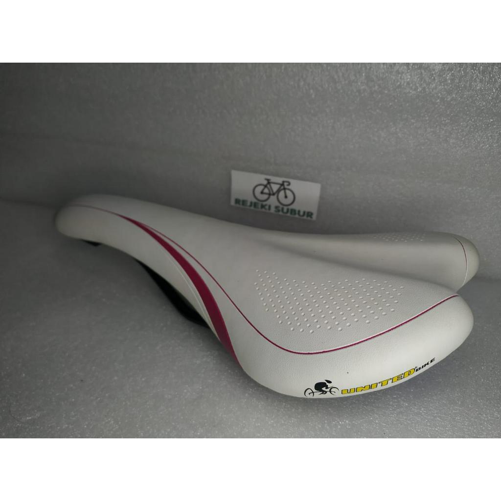 Jual Sadel UNITED Velo putih slim new sepeda balap gunung lipat MINION ...