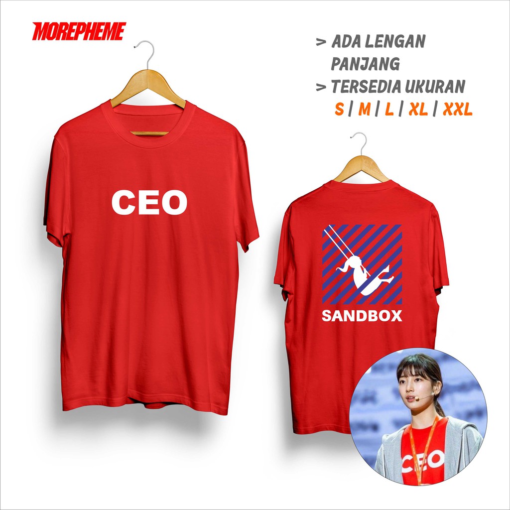 Jual Kaos Start Up CEO Sandbox Baju Startup Drakor KPOP Drama Korea ...
