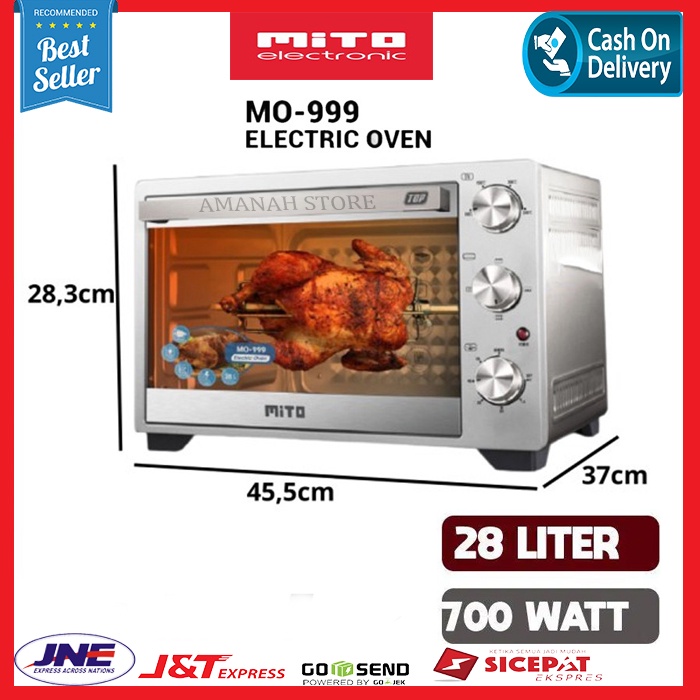 Jual HOT ITEM - Mito MO-999 Oven Mito Listrik Mito Mo 999 TOP kapasitas ...