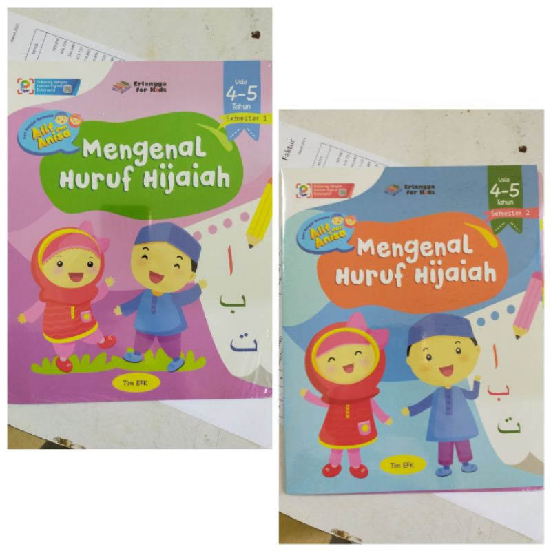 Jual ORI satu paket buku mengenal huruf Hijaiyah untuk usia 4 Sampe 5 ...