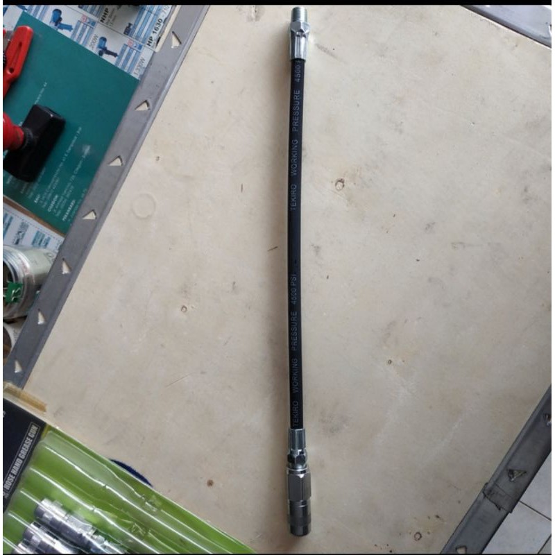 Jual Tekiro Selang hand grease gun 12" Selang gemuk oli 12 inci ...
