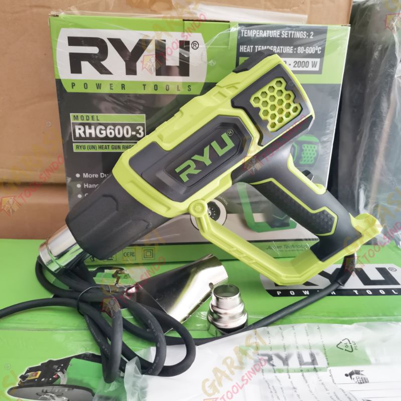 Jual heat gun RYU RHG 600-3 hot gun heat air gun hot air gun ryu tekiro ...