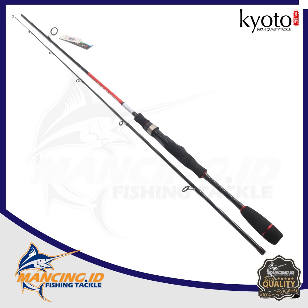 Jual Kyoto BASS SPIN'Z Spinning Rod FuJi Joran Kuat Medium Pancing Danau Sungai Muara Murah ...