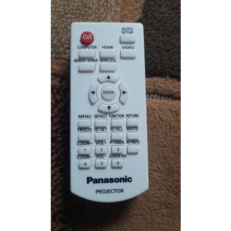 Jual REMOTE REMOT PROYEKTOR PROJECTOR PANASONIC ORIGINAL ASLI | Shopee ...