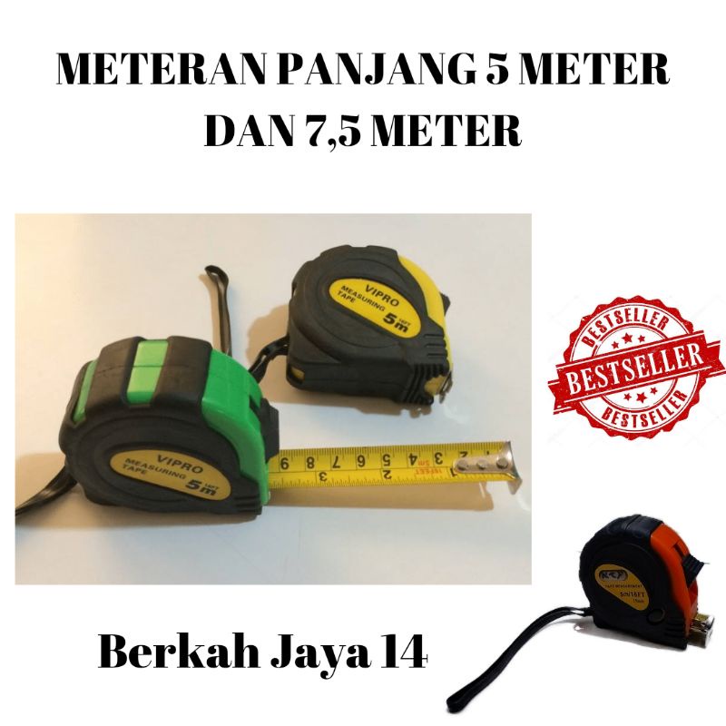 Jual METERAN UKURAN 5 METER DAN 7,5 METER PENGUKUR KAYU BARANG HARGA ...