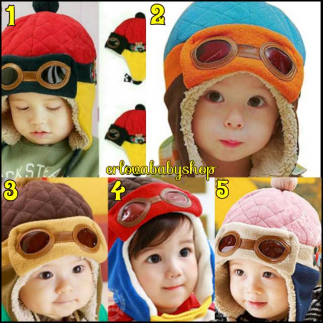 Jual Topi pilot pororo topi anak korea | Shopee Indonesia