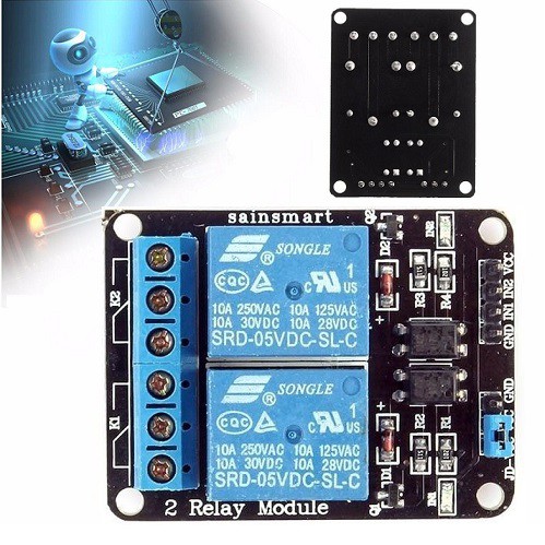 Jual Relay 2 Channel 5V (Output 250VAC / 30VDC 10A ) LED for Arduino ...