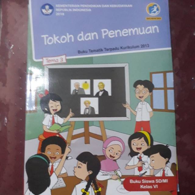 Jual Buku tematik kelas 6 tema 3 Tokoh dan Penemuan revisi 2018 | Shopee Indonesia