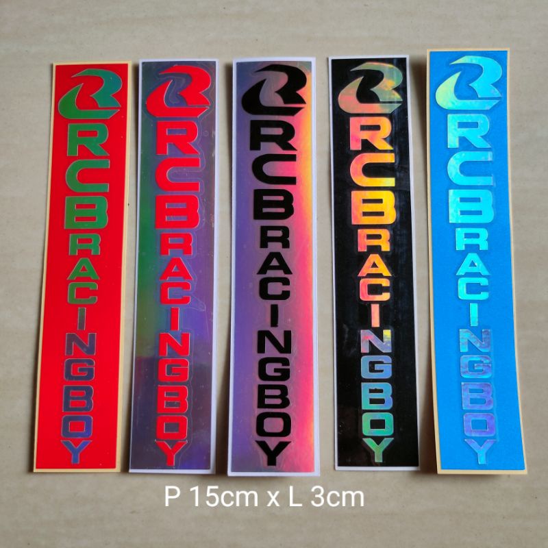 Jual stiker cutting rcb racing boy berkualitas panjang 15cm | Shopee ...