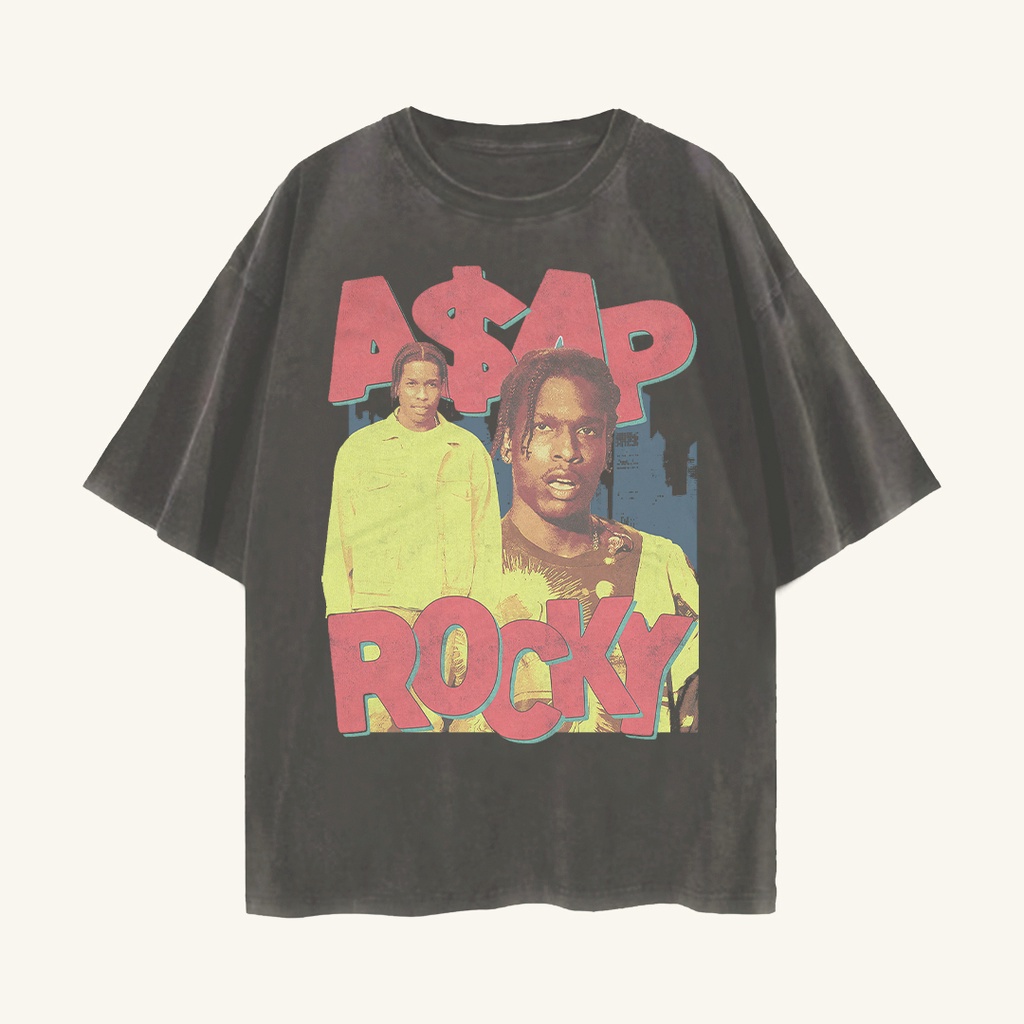 Jual Asap Rocky Vintage 90s Oversize Rap T shirt | Shopee Indonesia
