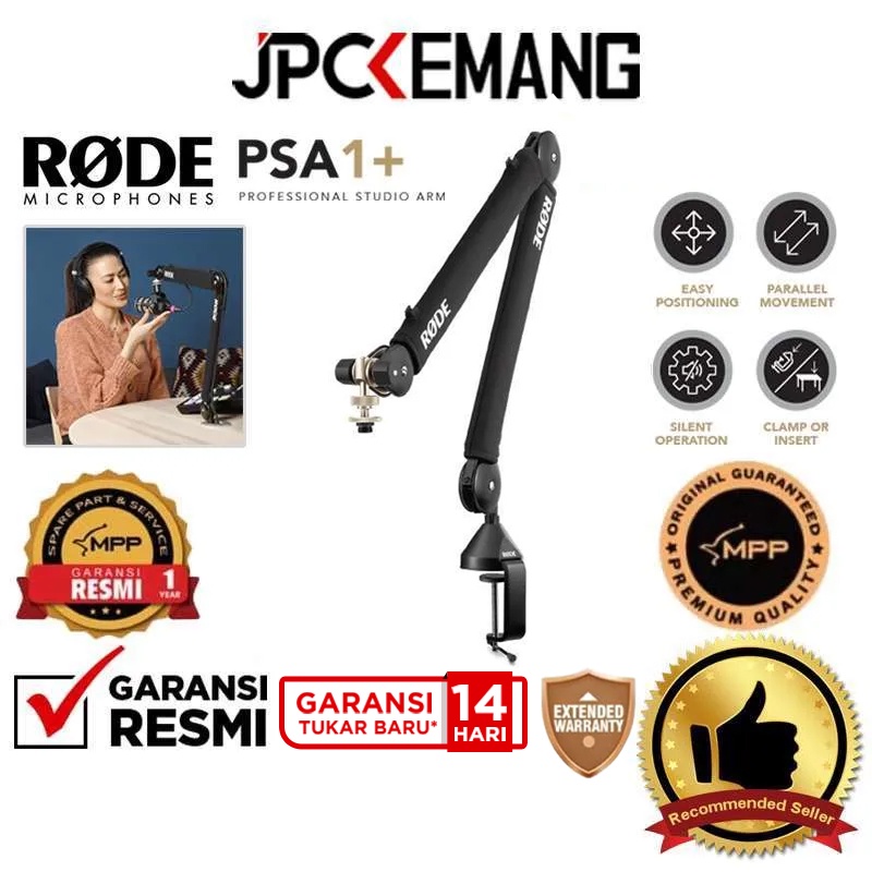 Jual Rode PSA1+ Rode PSA1 Plus Boom Arm Broadcast Stand Microphone ...