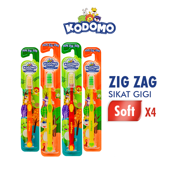 Jual Kodomo Toothbrush Zig Zag Soft 4 pcs | Shopee Indonesia Jual Kodomo Toothbrush Zig Zag Soft 4 pcs | Shopee Indonesia