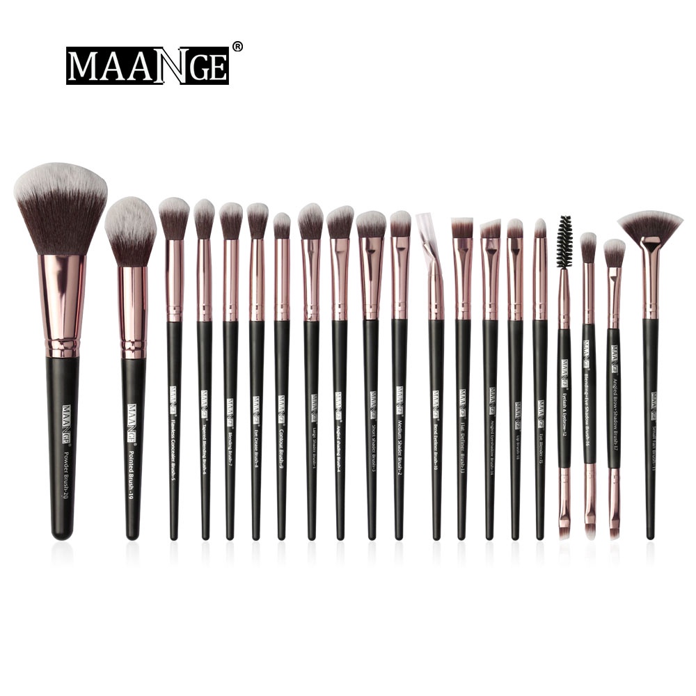Jual MAANGE 20 Pcs Exclusive brush Set Brush Make up Profesional Alat ...