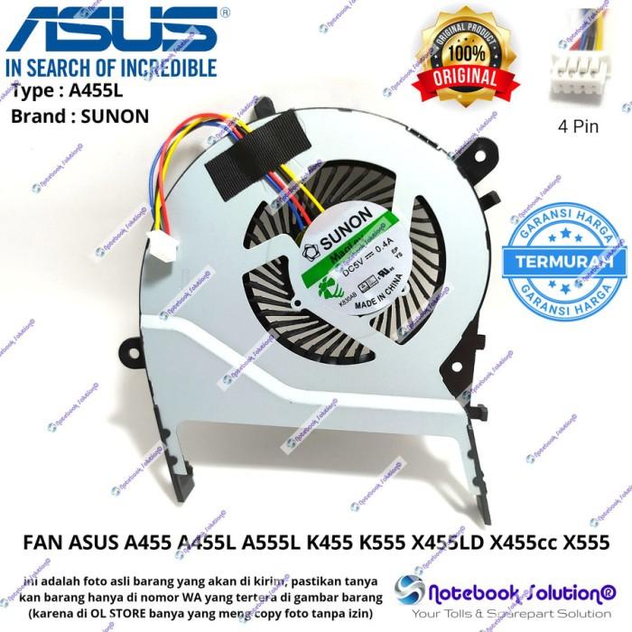 Jual Kipas Fan Asus A455 A455L A555L K455 K555 X455Ld X455Cc X555 Original | Shopee Indonesia