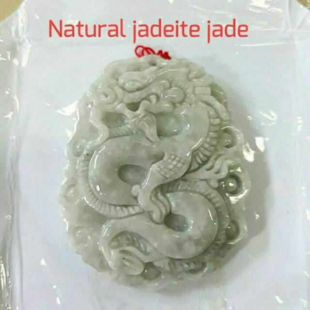 Jual Kalung Liontin Shio Naga Giok Natural Jade | Shopee Indonesia