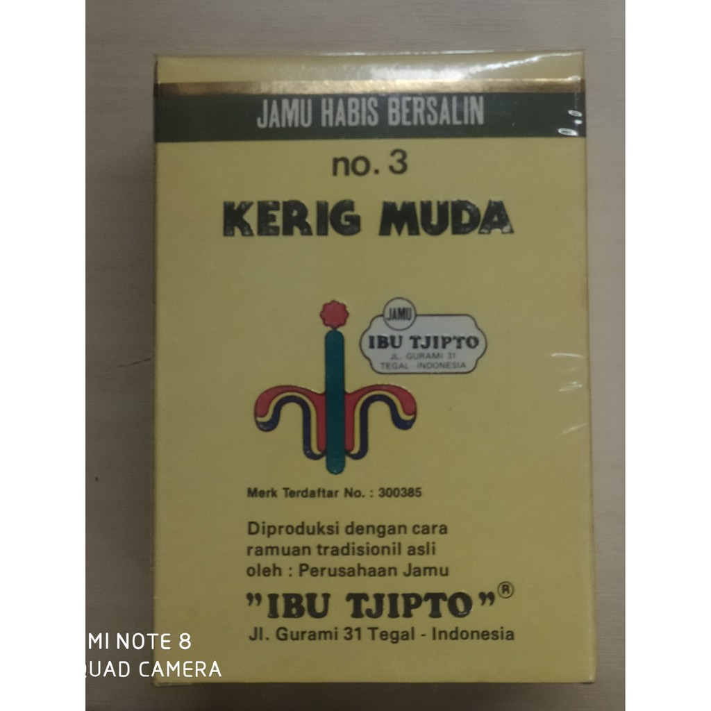 Jual JAMU TRADISIONAL IBU TJIPTO - KERIG MUDA | Shopee Indonesia