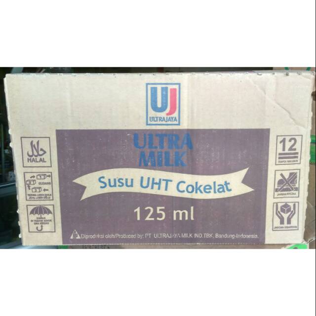 Jual Susu Ultra Milk Susu UHT Cokelat Strawberry Full Cream Ultra Mimi 125 200 250 | Shopee ...
