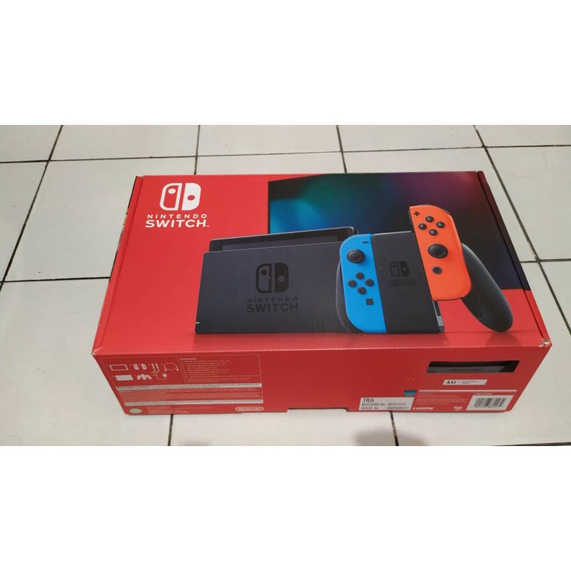 Jual NINTENDO SWITCH V2 NEON ( 98 % mulus cek deskripsi) | Shopee Indonesia