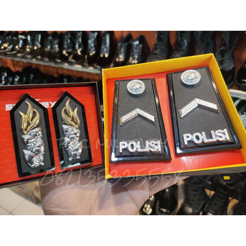 Jual PAKET PANGKAT BINTARA DOF MONOGRAM DOF POLRI POLISI | Shopee Indonesia