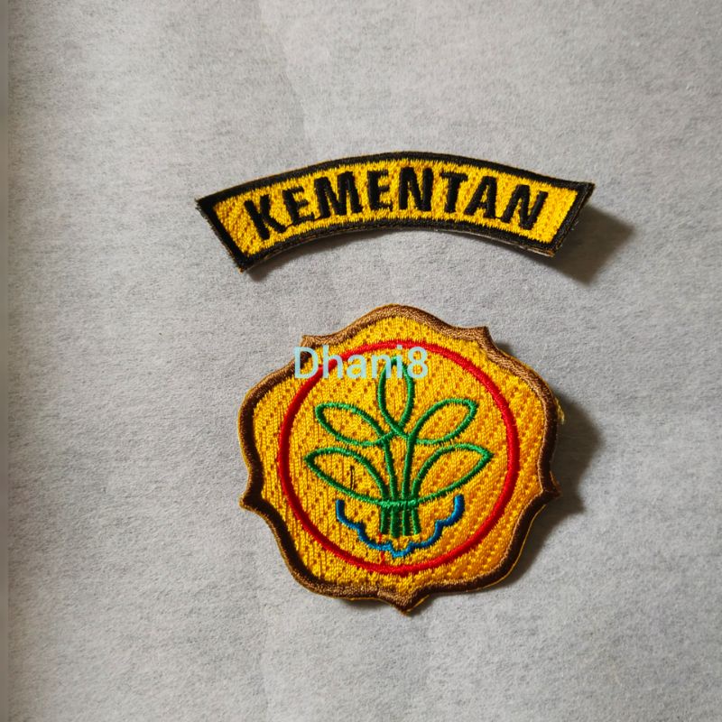 Jual LOGO KEMENTAN/LOGO KEMENTERIAN PERTANIAN BORDIR | Shopee Indonesia