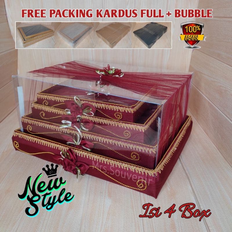 Jual Seserahan Kotak Hantaran Parsel Tempat Mahar Pengantin Lamaran ...