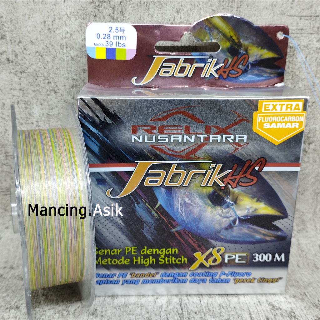Jual Senar PE Jabrik Ukuran 1 1.5 2 2.5 3 3.5 4 5 6 8 - Tali Pancing ...