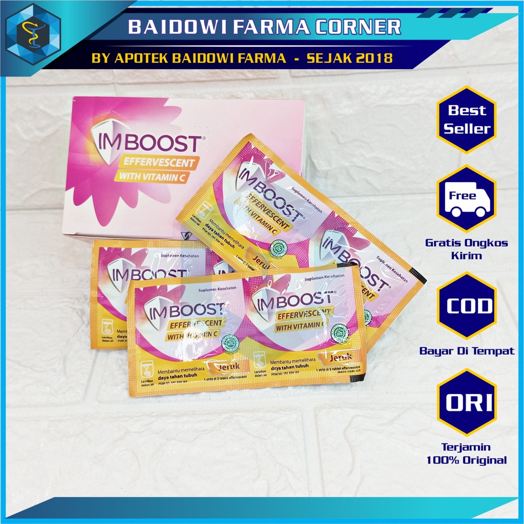 Jual IMBOOST EFFERVESCENT TUBE DAN SACHET | Shopee Indonesia