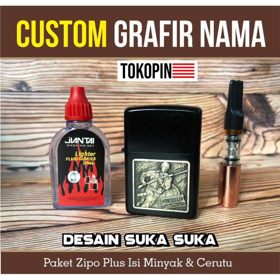 Jual 06-CUSTOM CETAK LASER GRAFIR / PRINT UV KOREK API ZIPPO LIGHTER ...