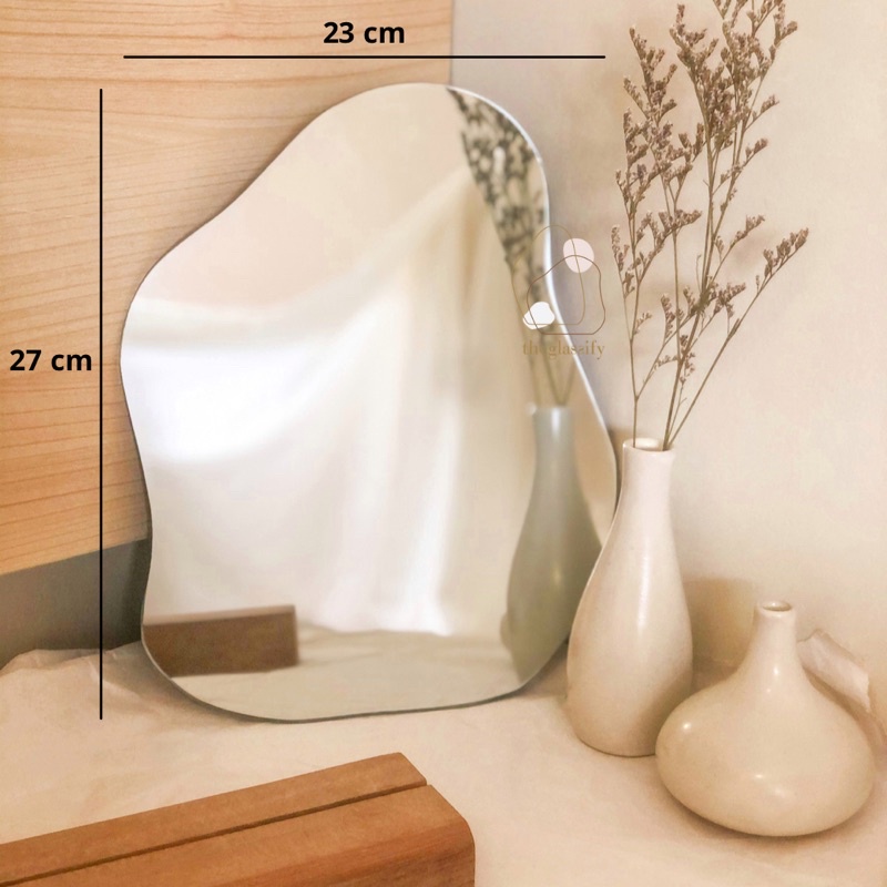 Jual Kaca aesthetic WAVE / Aesthetic mirror WAVE / Kaca cermin ...