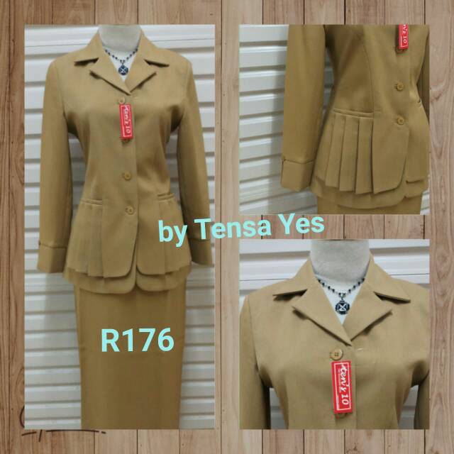 Jual Blazer baju kerja kantor seragam dinas pemda baju dinas pemda PNS seragam ASN seragam guru ...